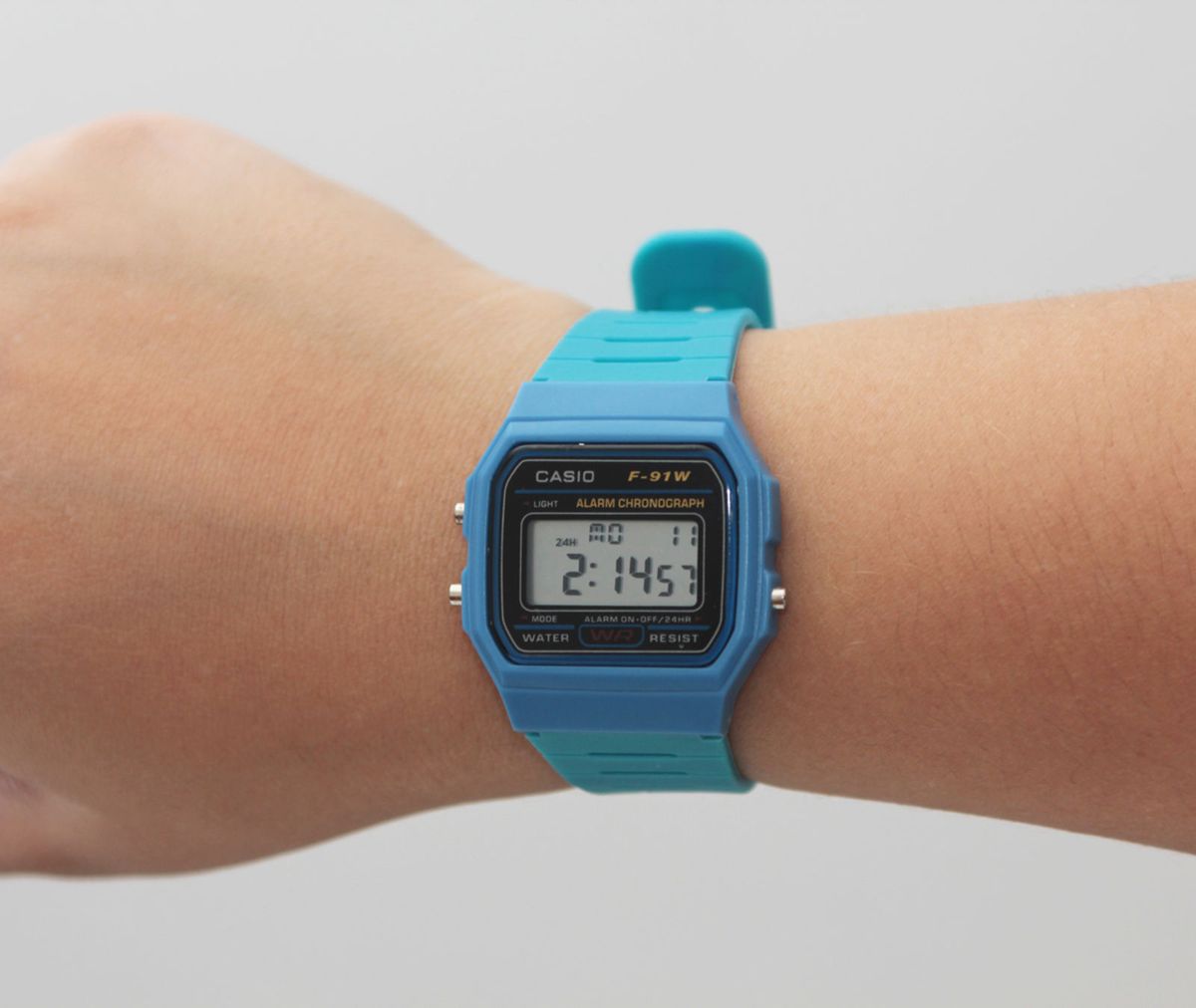 Relógio Casio Azul Claro | Relógio Feminino Casio Nunca Usado 225953 ...