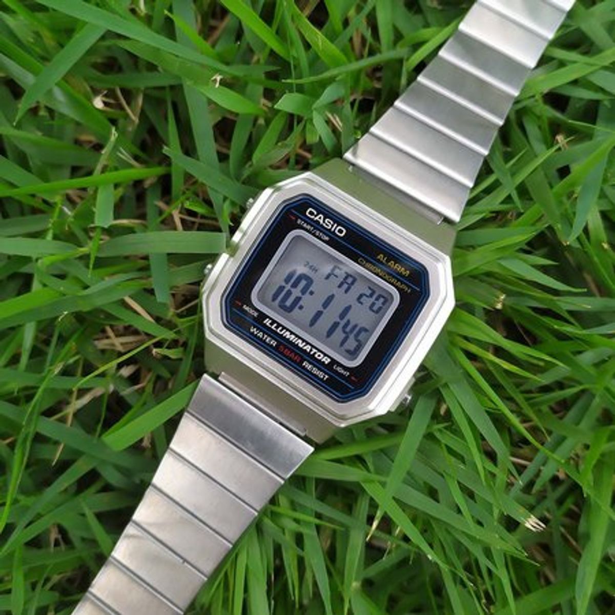 Relogio Casio B650 Vintage Prata Original - Acompanha Caixa e Manual ...