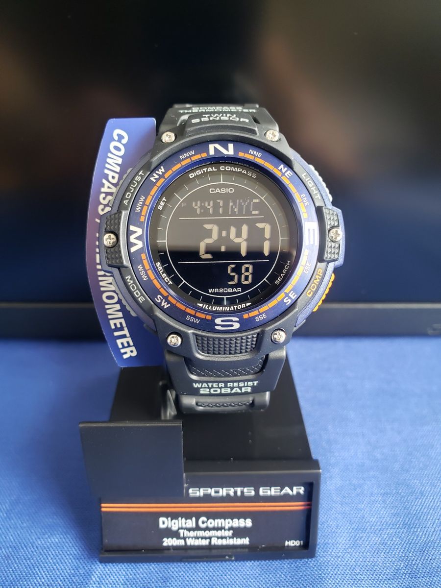 Relógio Casio Digital Twin Sensor | Relógio Masculino Casio Nunca Usado ...