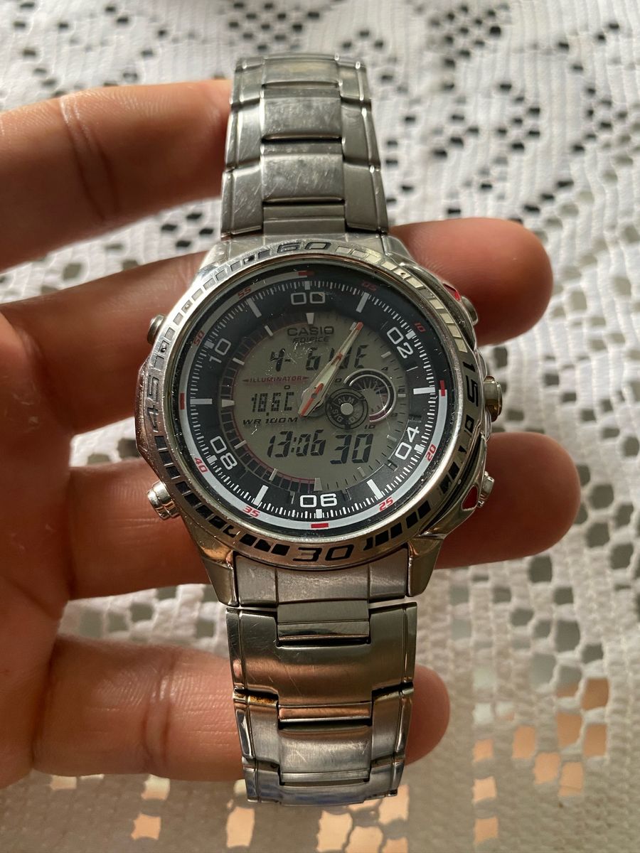 Relógio Casio Edifice Efa-121 | Relógio Masculino Casio Usado 69320241 ...