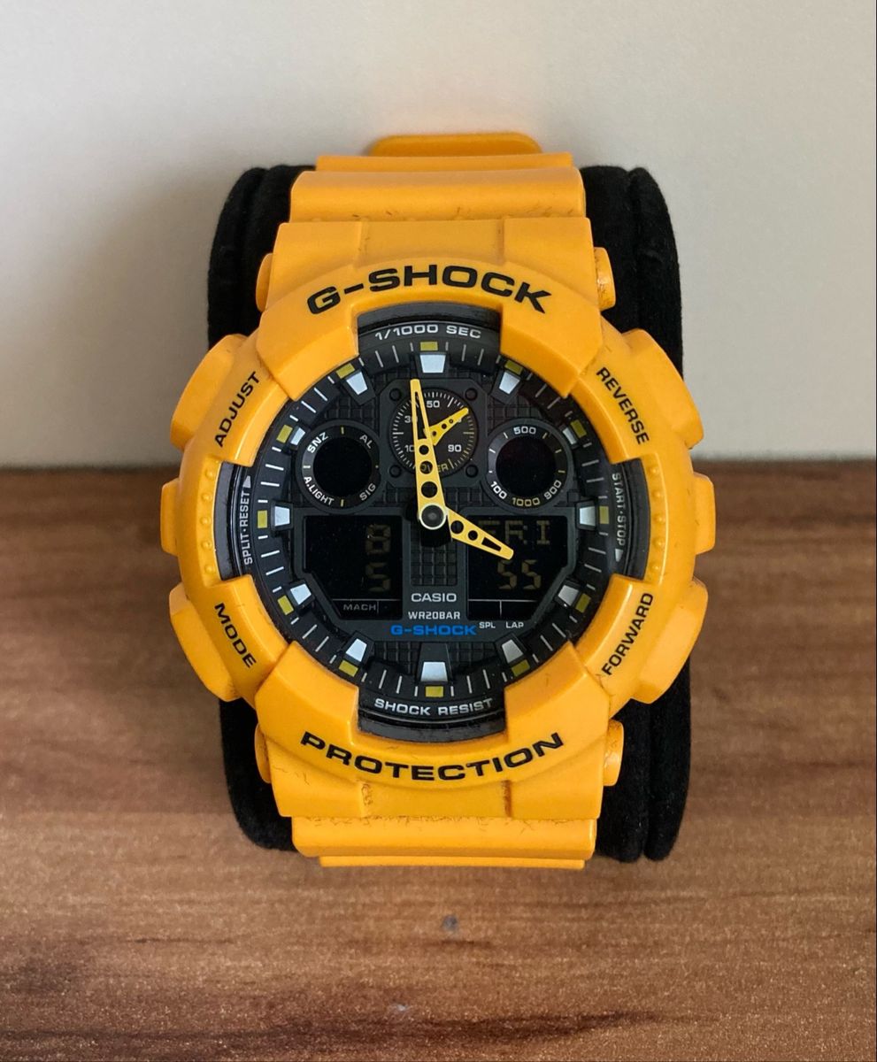 Relógio Casio Masculino G-shock Ga-100a-9adr | Relógio Masculino Casio ...