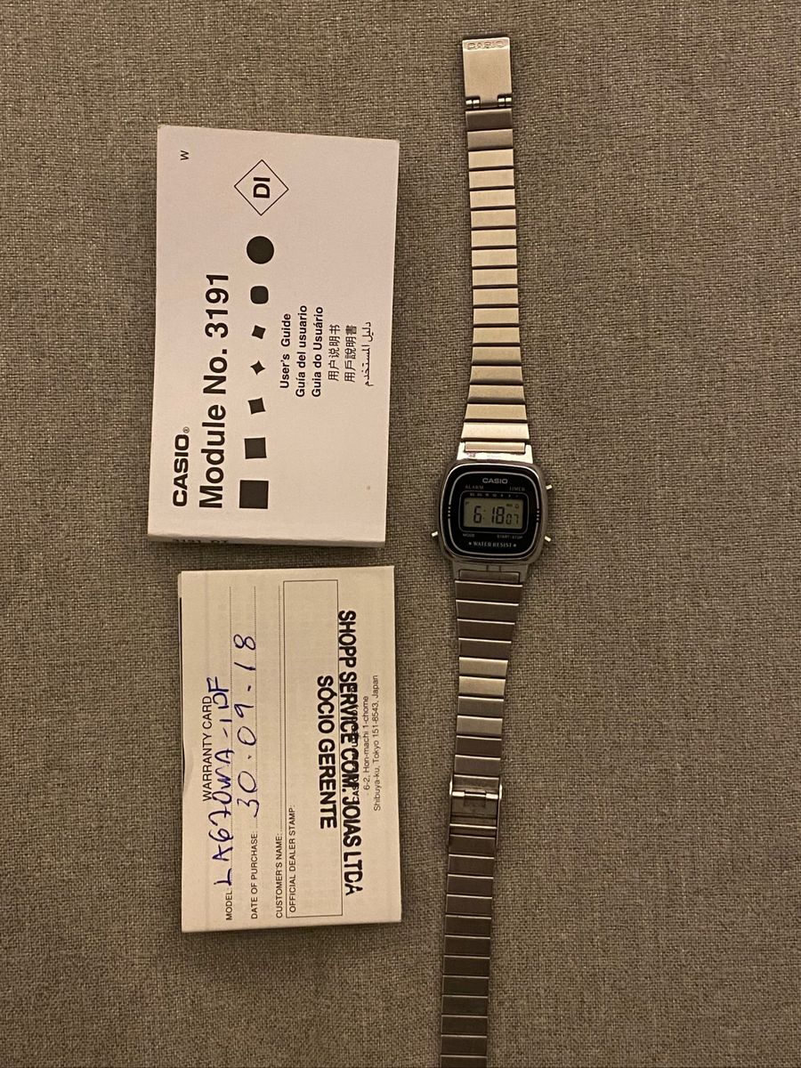 Relogio Casio Modelo 3191 | Relógio Feminino Casio Usado 70259528 | enjoei