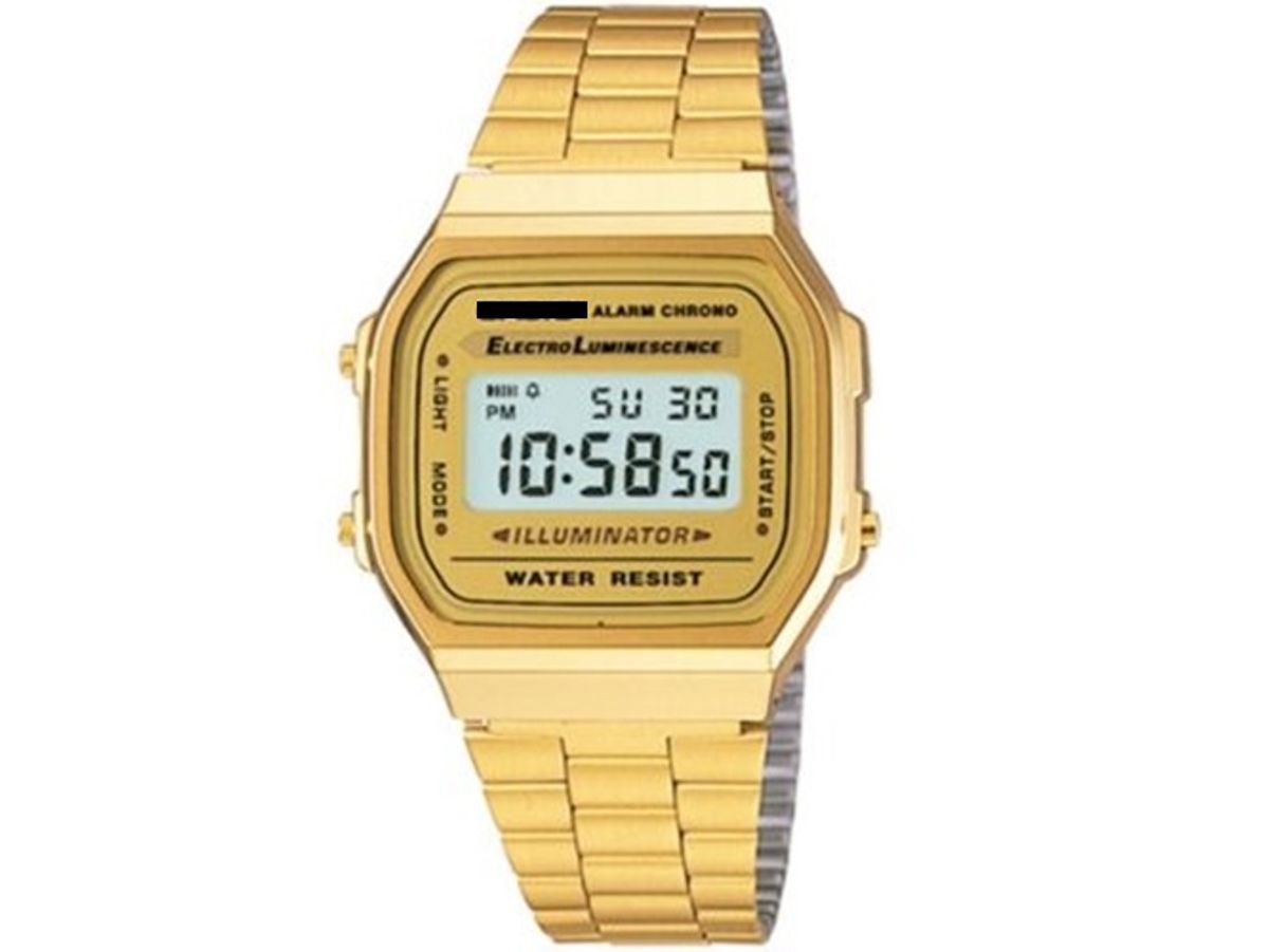 Relogio Casio Original Dourado Ouro Gold Na Caixa | Relógio Masculino ...