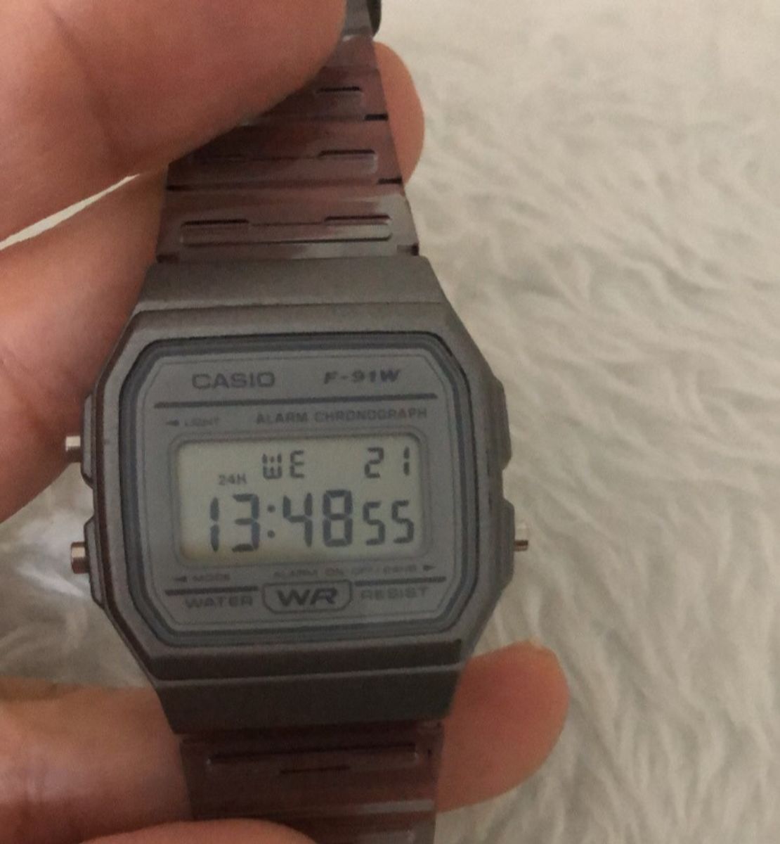 Relógio Casio Original Preto Cristal | Relógio Feminino Casio Usado ...