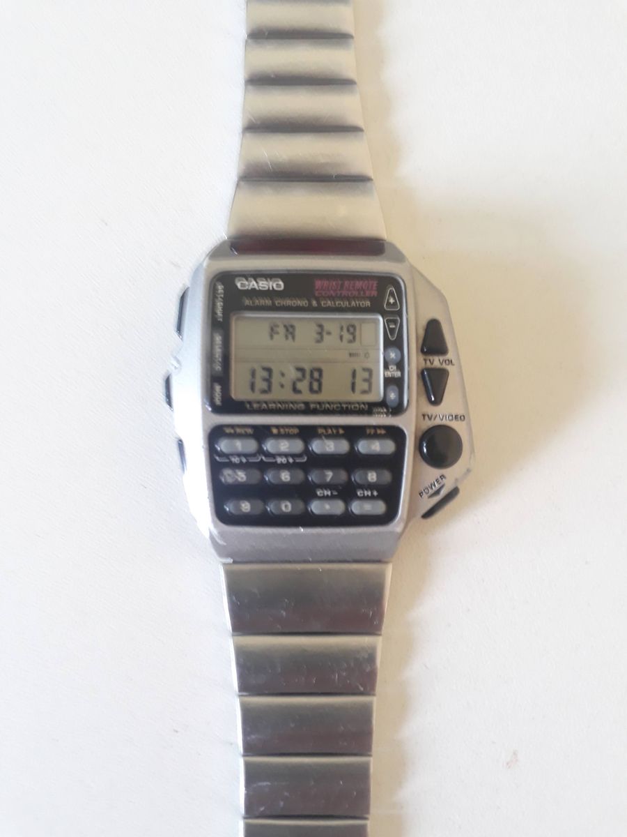 Relógio Casio Vintage Controle Remoto Cmd40 | Item Info & Eletro Casio ...