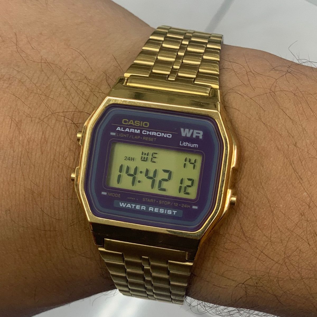 Relógio Casio Vintage Quadrado Dourado | Produto Vintage e Retro Casio ...
