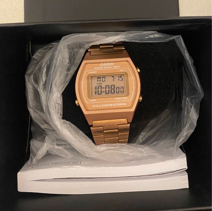 Relógio Casio Vintage Rose Unissex | Relógio Feminino Casio Usado ...