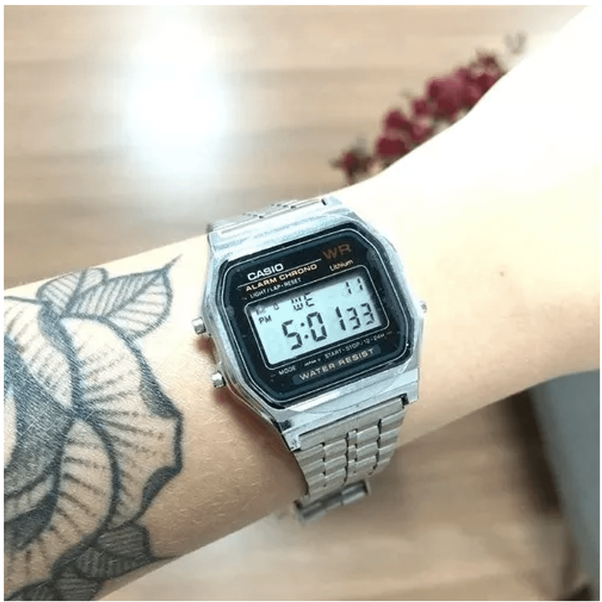 Relogio Casio Wr Original Prata Lançamento | Cacareco Casio Nunca Usado ...
