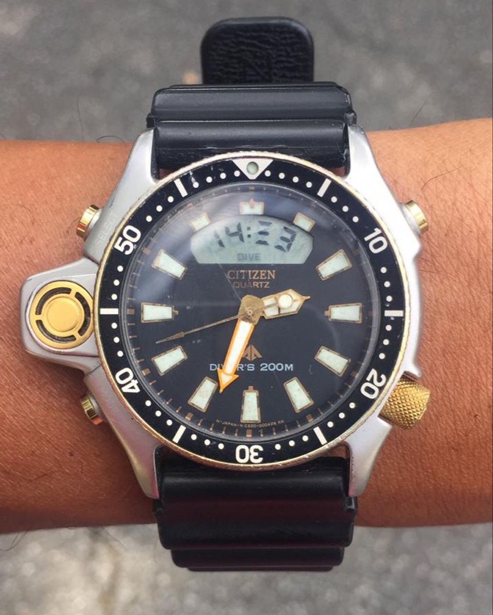 Relógio Citizen Aqualand Jp2004 | Relógio Masculino Citizen Usado ...