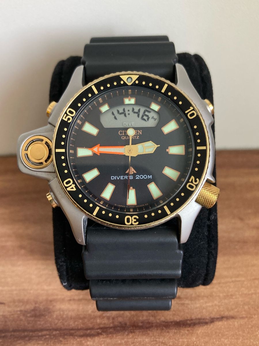 Relógio Citizen Masculino Promaster Aqualand Retrô Jp2004-07e (série ...