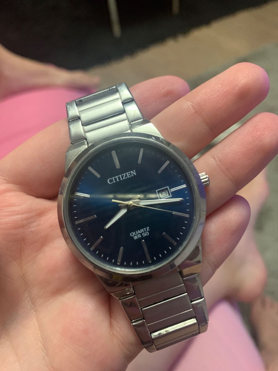 Relógio Citizen Modelo Quartz Wr 50 | Relógio Masculino Citizen Usado ...
