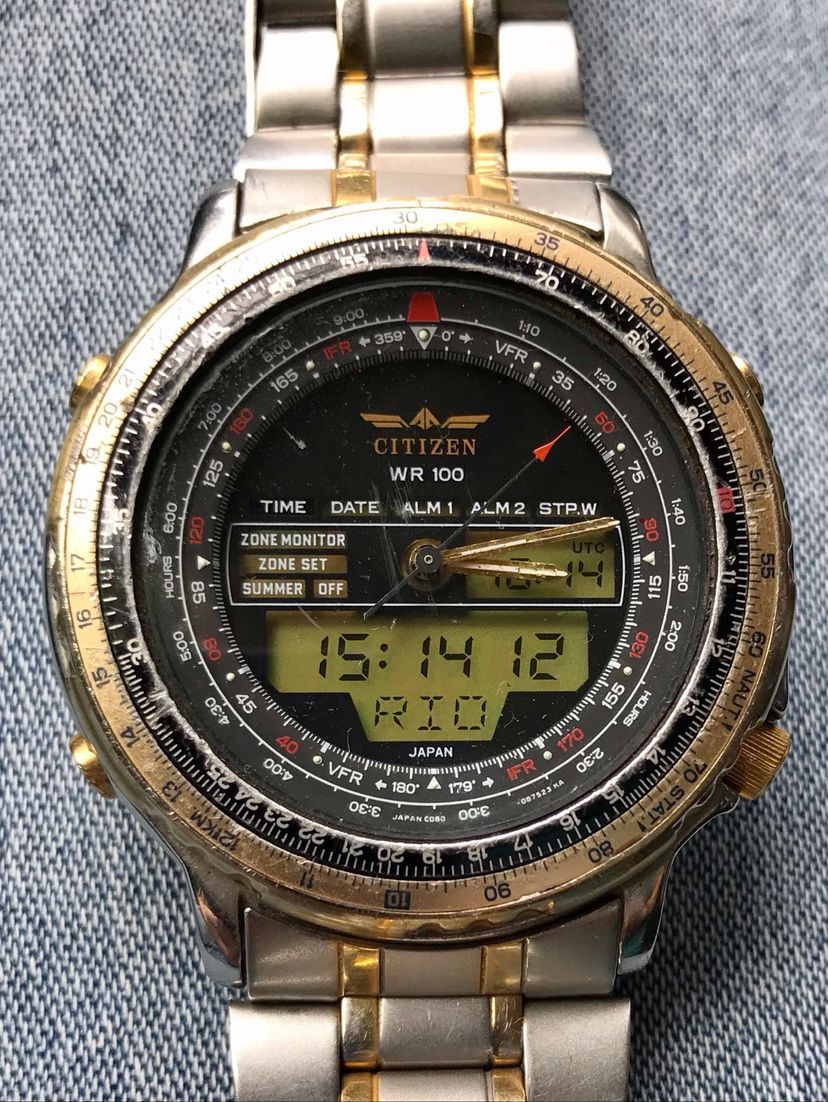 Relógio Citizen Wingman C080 | Relógio Masculino Citizen Usado 51186459 ...