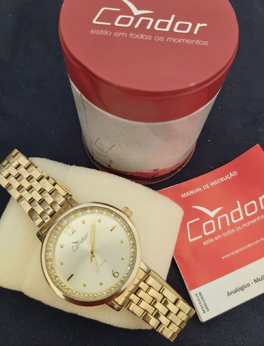 Relógio Condor Original a Prova D'água Conservado | Relógio Feminino ...
