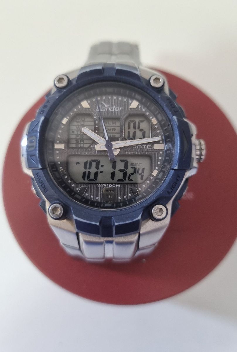 Relógio Condor Original Execelente Estado Bateria Nova e Feito Limpeza ...