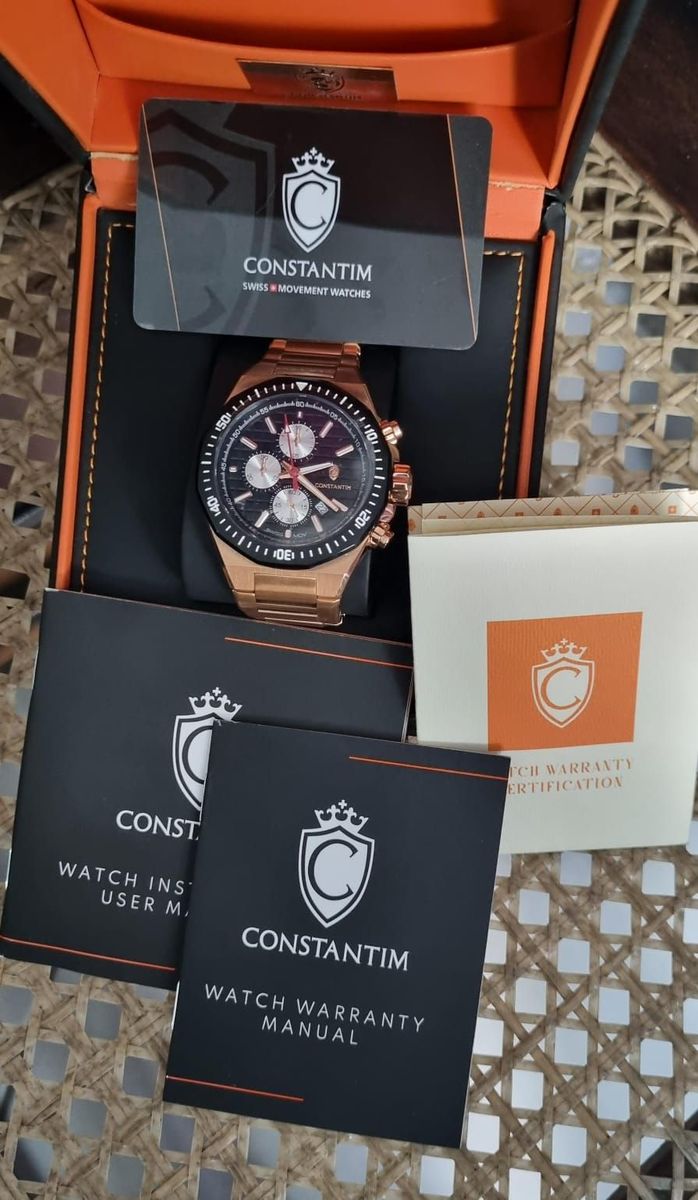 Relógio Constantim Completo | Relógio Masculino Constantim Usado ...