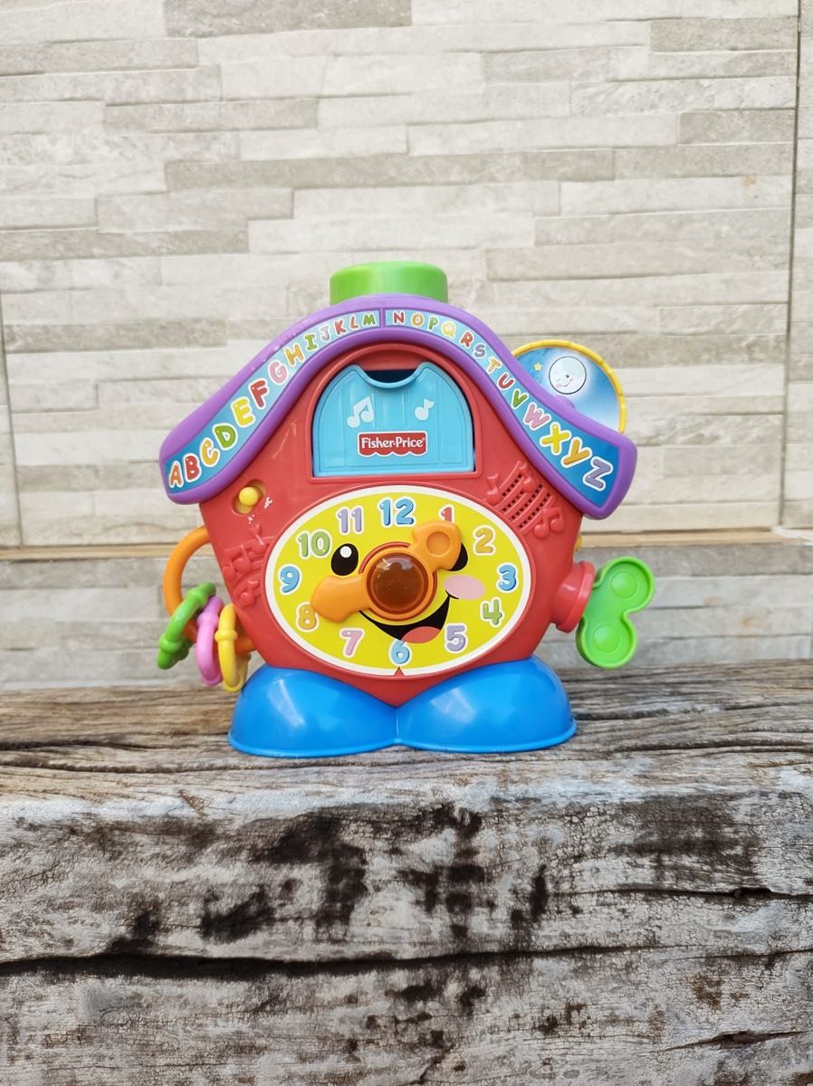 Relógio Cuco Fisher Price | Brinquedo para Bebês Fisher Price Usado ...