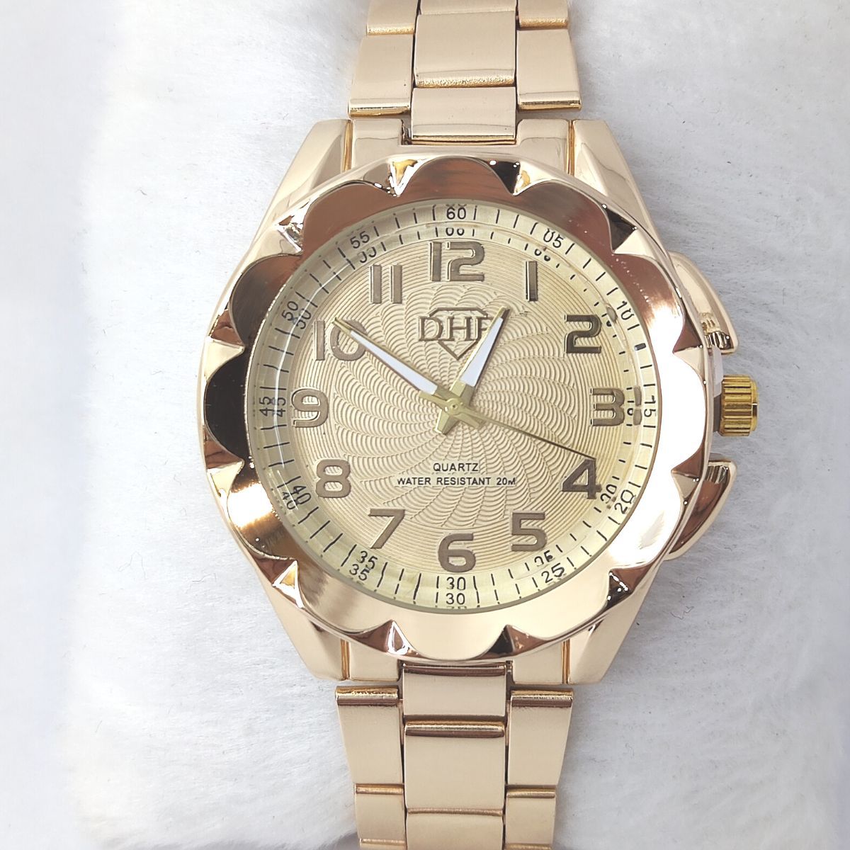 Relógio Dhp Diamond Pulseira de Aço - Dourado | Relógio Masculino Dhp ...