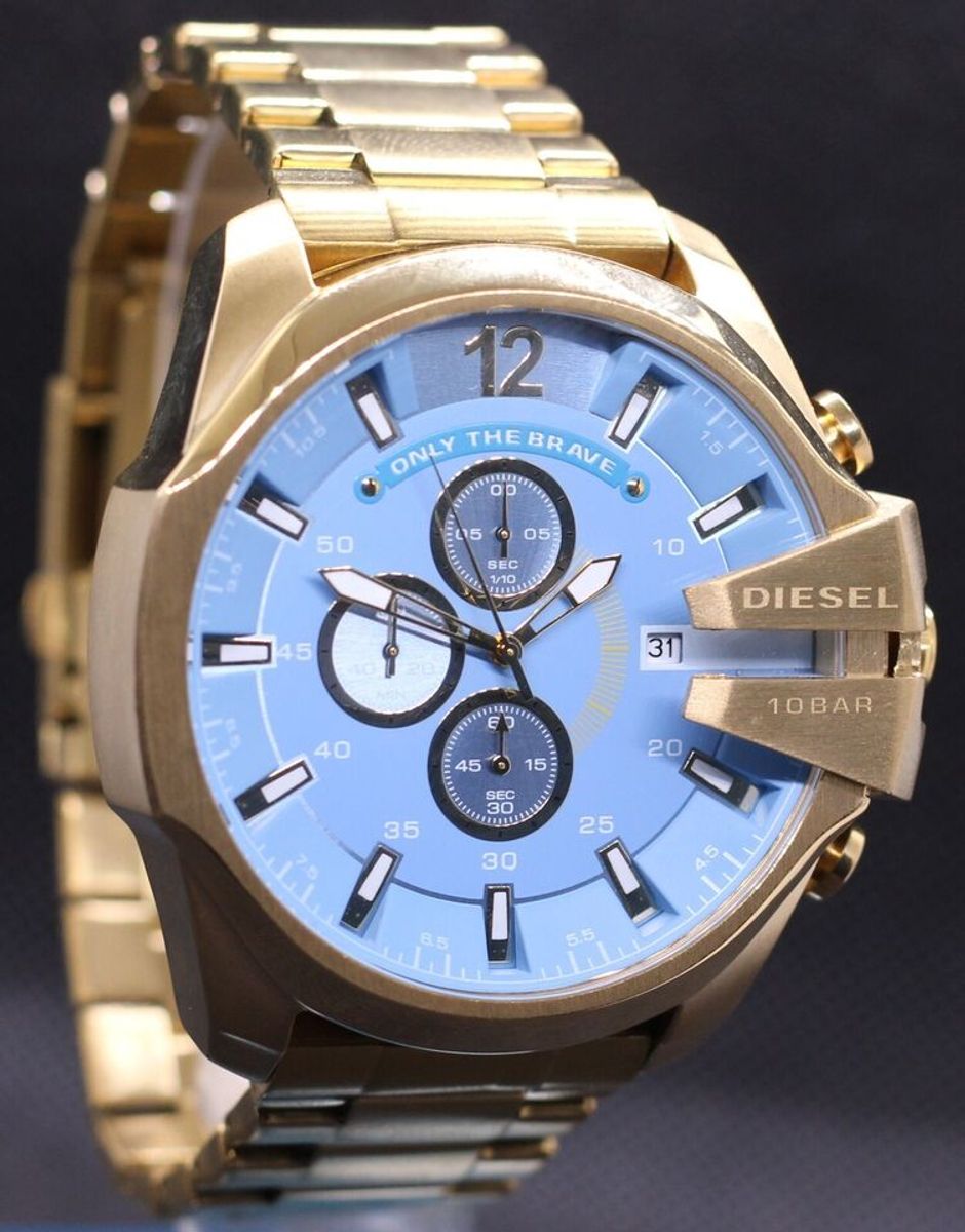 Relógio Diesel - 10 Bar Azul Dz-4344 | Relógio Masculino Nunca Usado ...