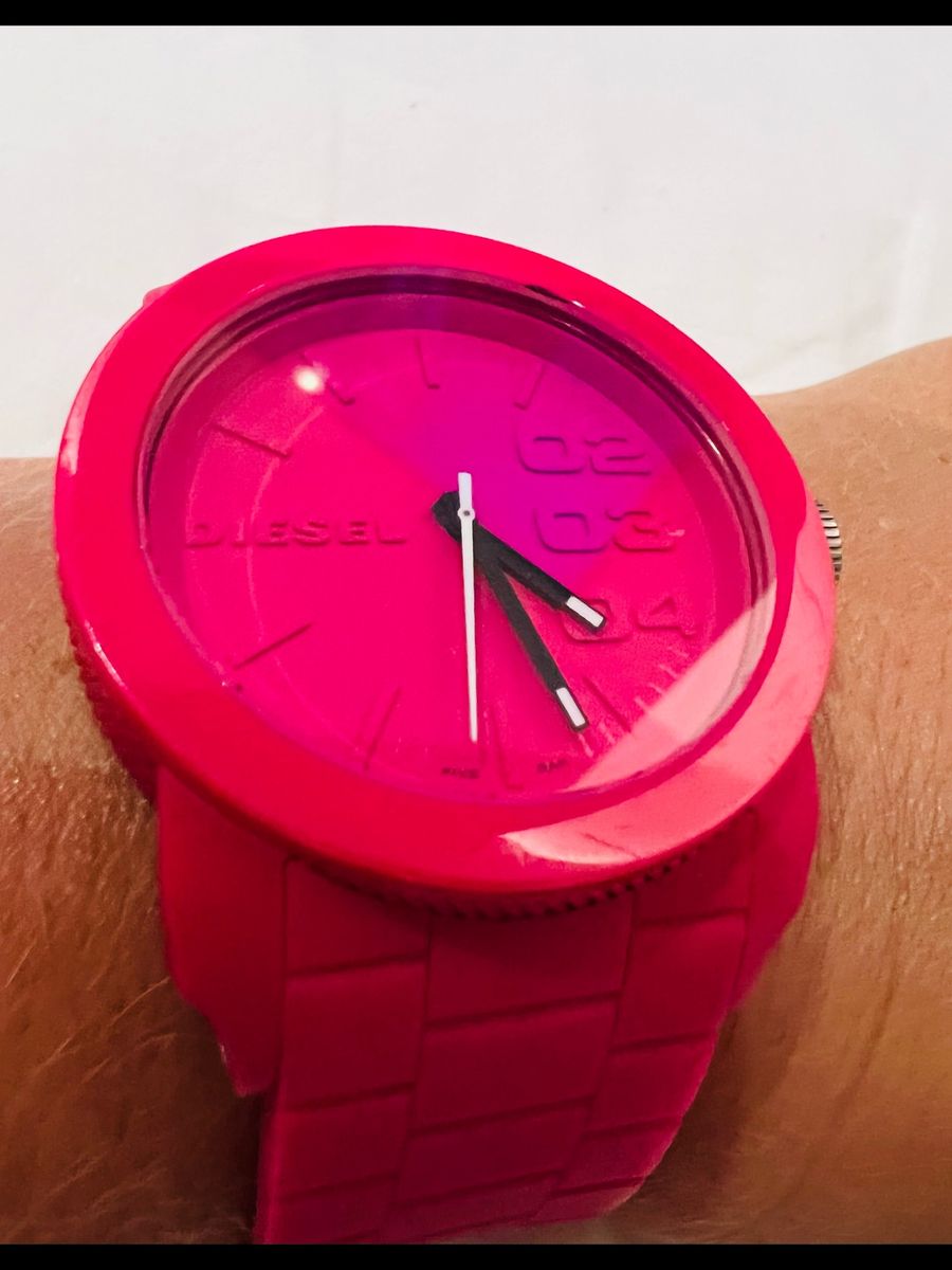 Relógio Diesel Rosa | Relógio Feminino Diesel Usado 68835766 | enjoei