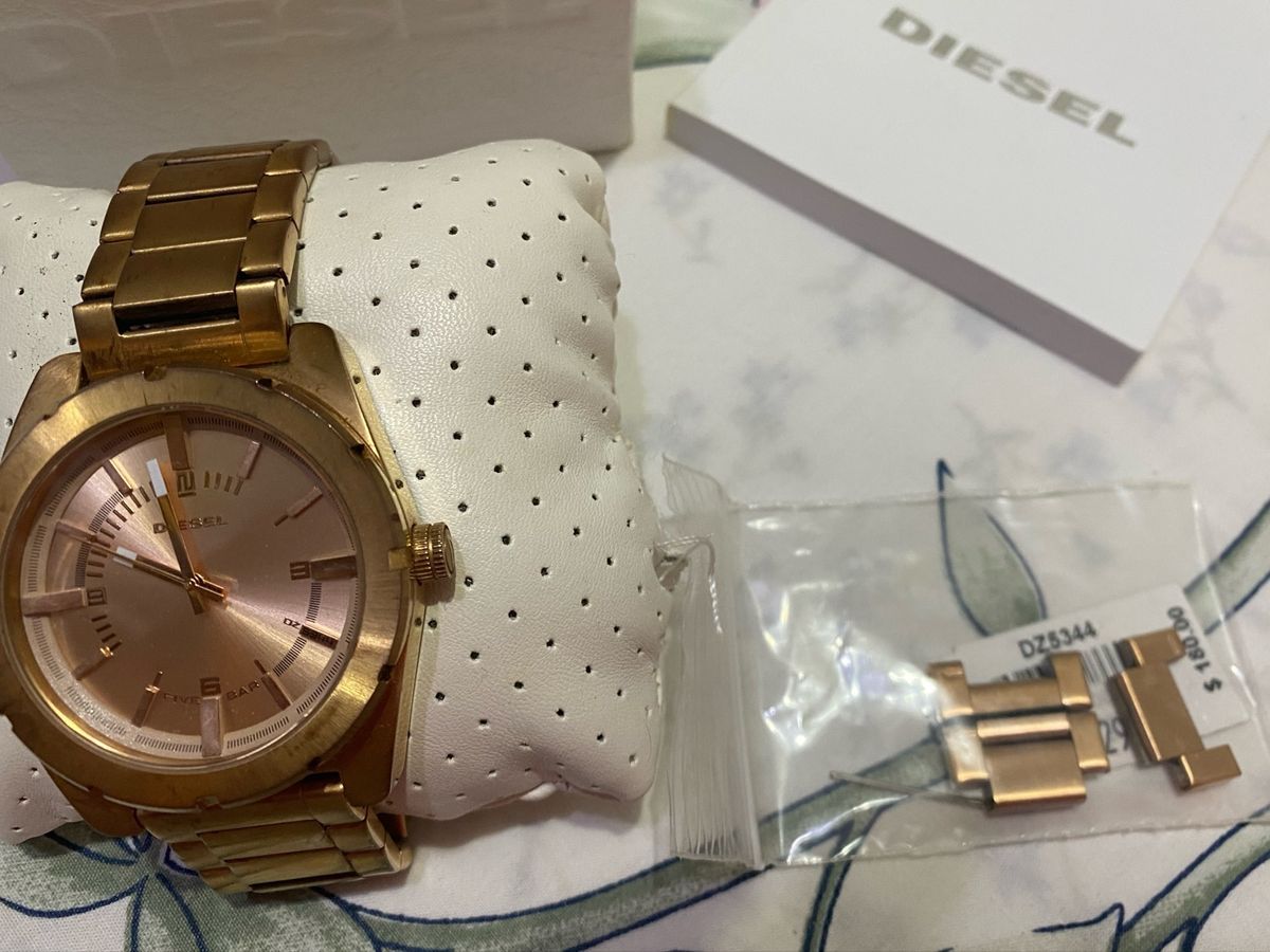 Relógio Diesel Rose Original | Relógio Feminino Diesel Usado 69201576 ...