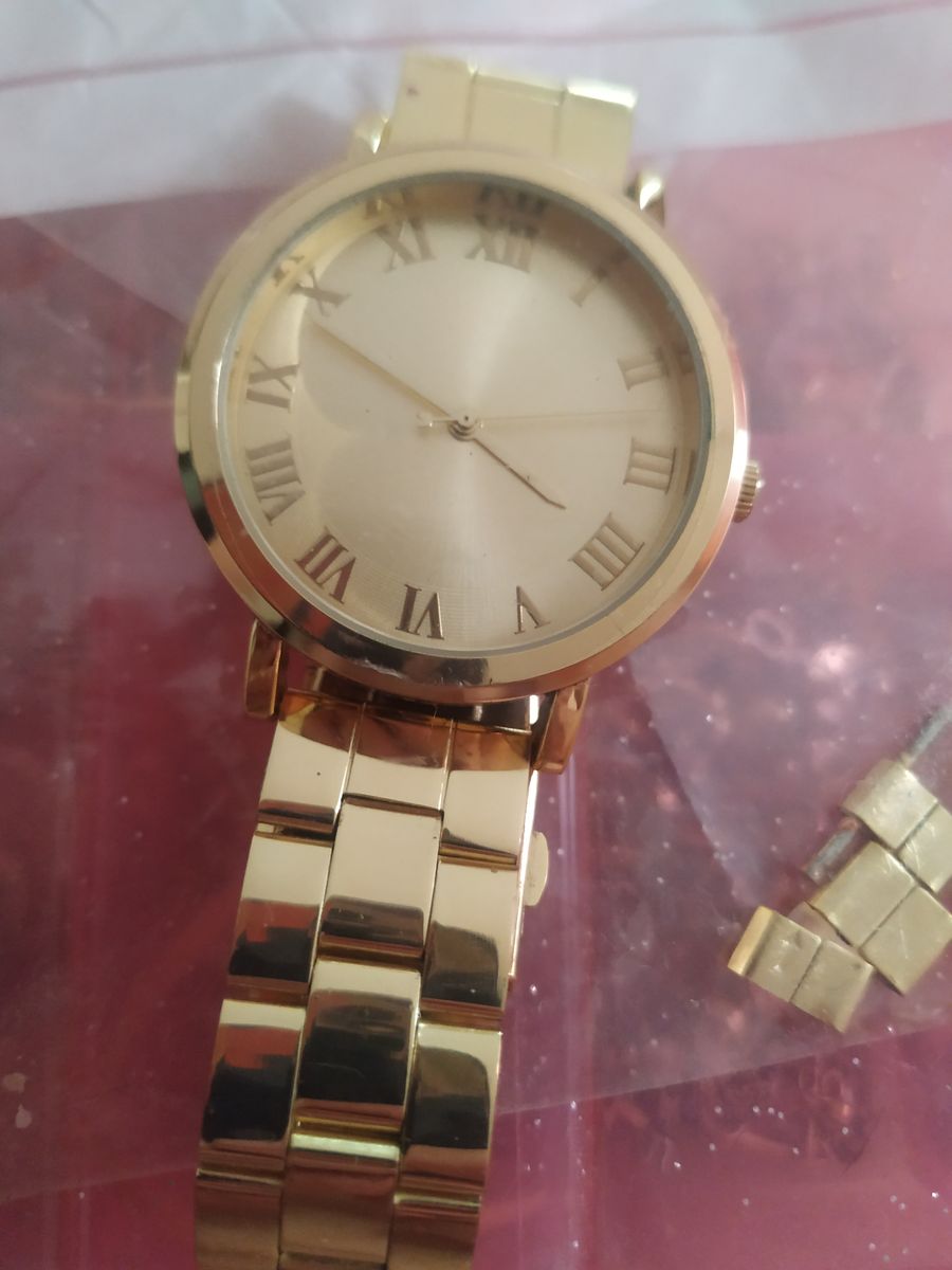 Relógio Dourado Avon | Relógio Feminino Avon Usado 92230309 | enjoei