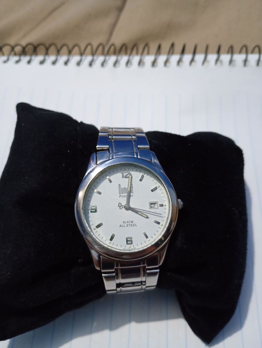 Relógio Dumont Premier 10 Atm All Steel Original Antigo | Relógio ...