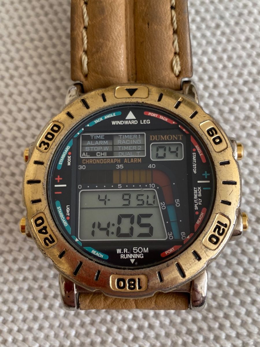 Relógio Dumont Windsurf Citizen D120 Raridade Display Forte | Relógio ...