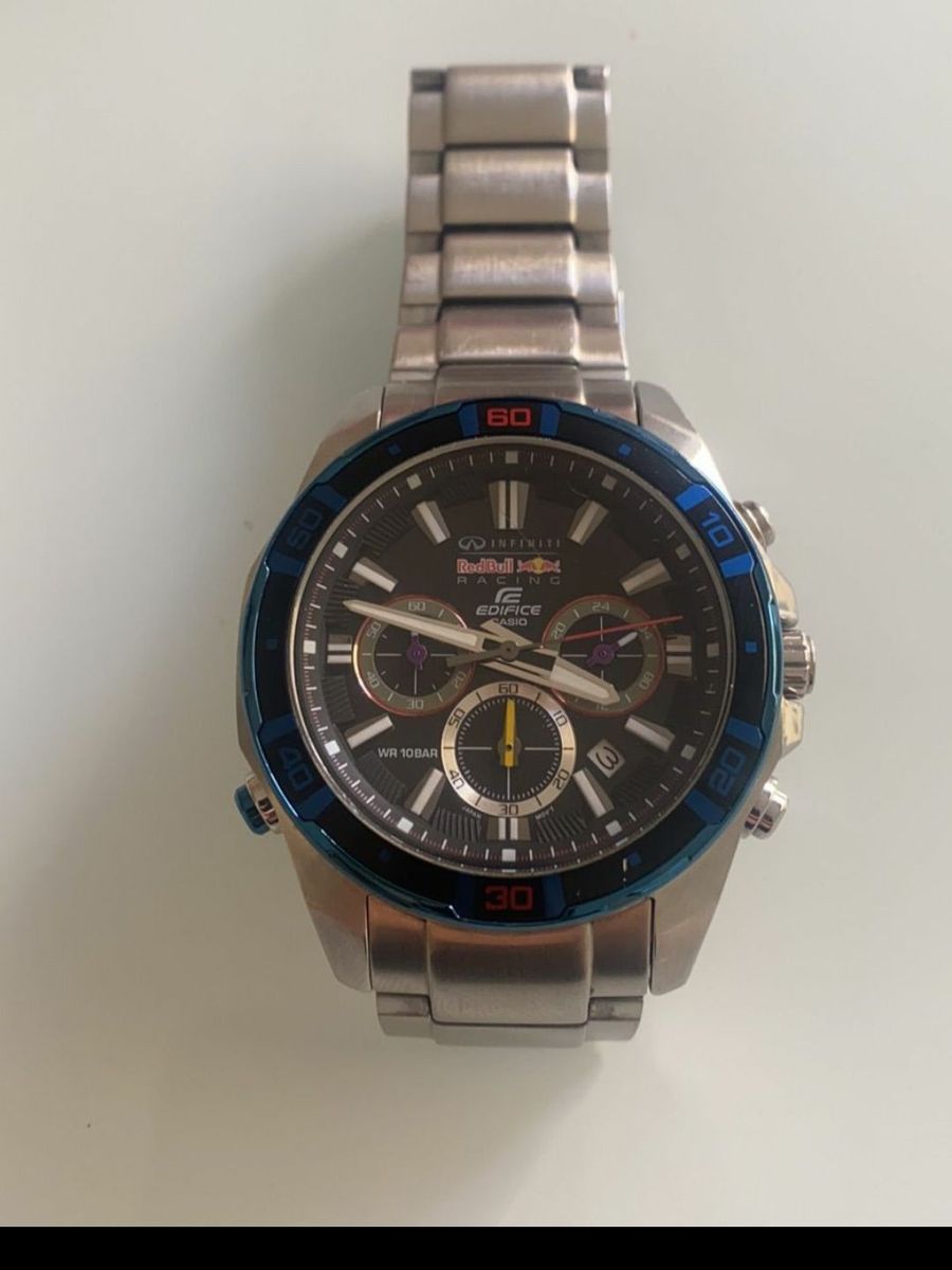 Relogio Edifice Red Bull Serie Limitada, Trazido de Fora, Relogio para ...