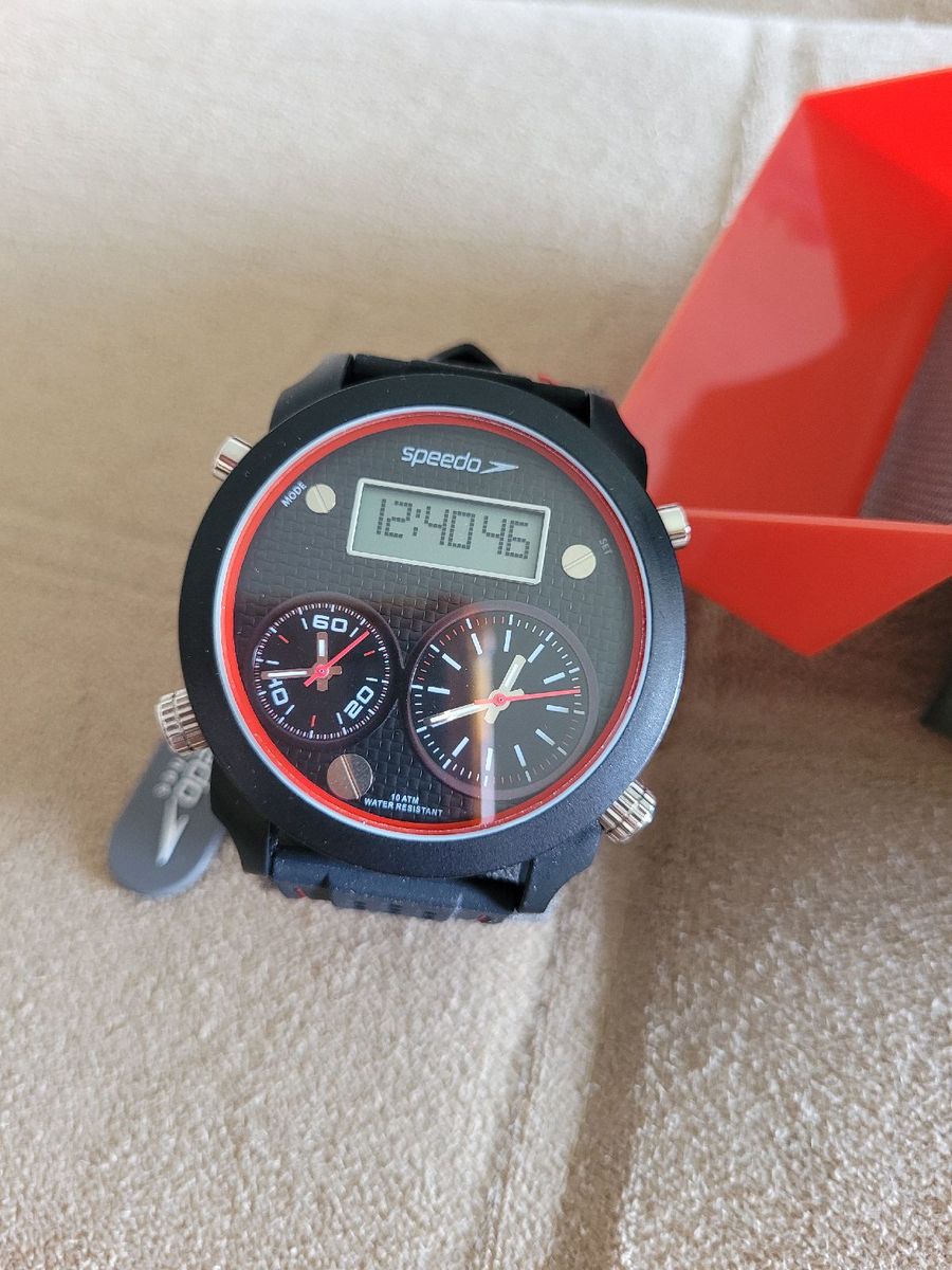 Relógio Esportivo Speedo Watch Masculino Na Caixa Original | Relógio ...