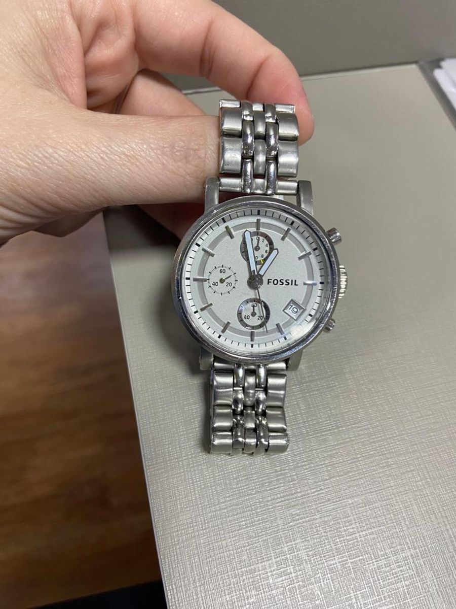 Relógio Fóssil Feminino Prata | Relógio Feminino Fóssil Usado 83945405 ...