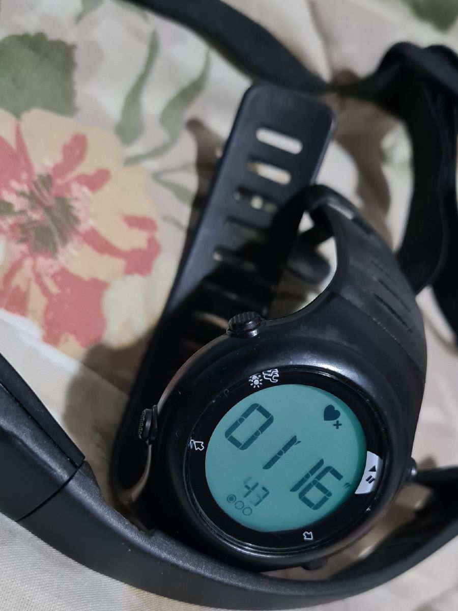 Relógio Geonaute com Monitor Cardíaco | Relógio Feminino Geonaute Usado ...