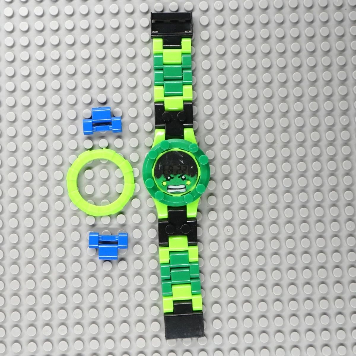 Relógio Infantil Lego Original Hulk Desmontável Marvel Vingadores ...