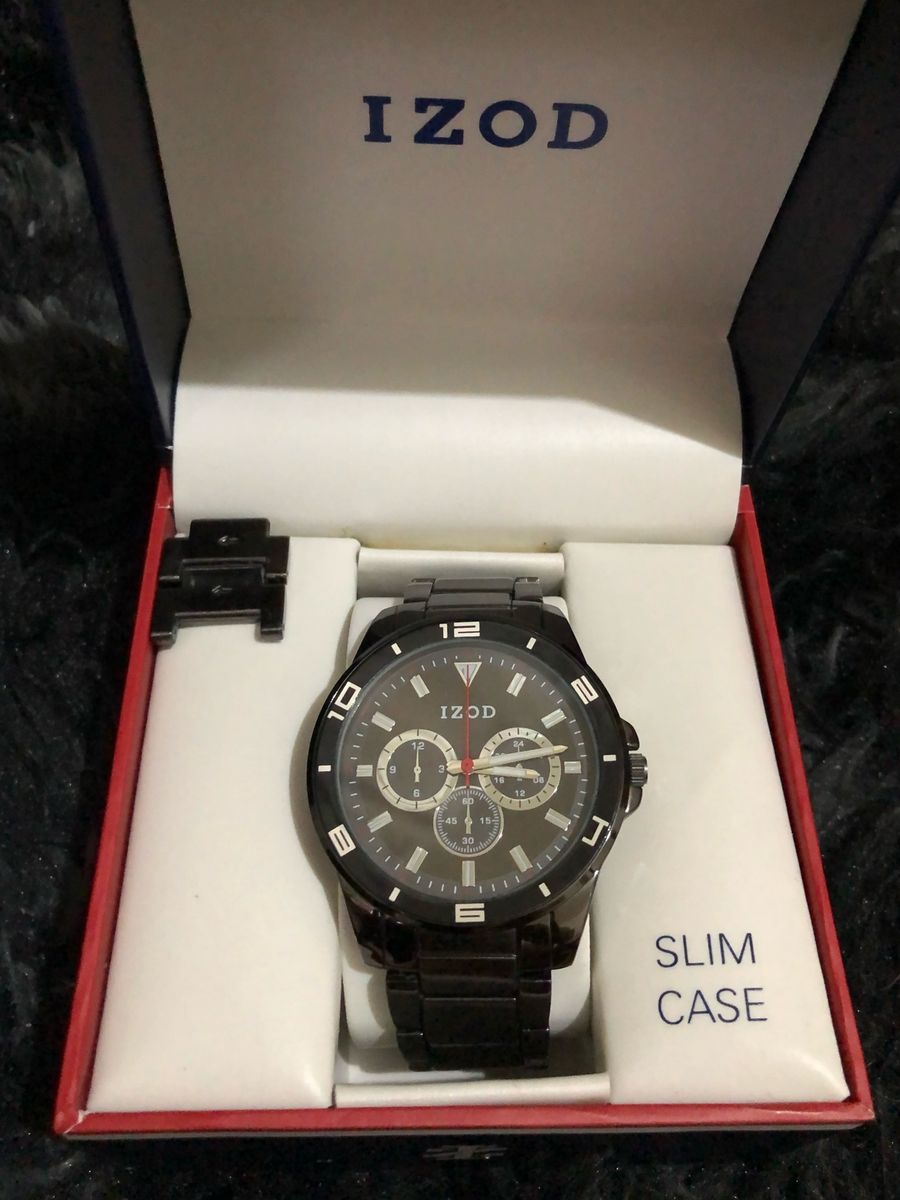 Relógio Masculino Izod | Relógio Masculino Izod Nunca Usado 51176134 ...
