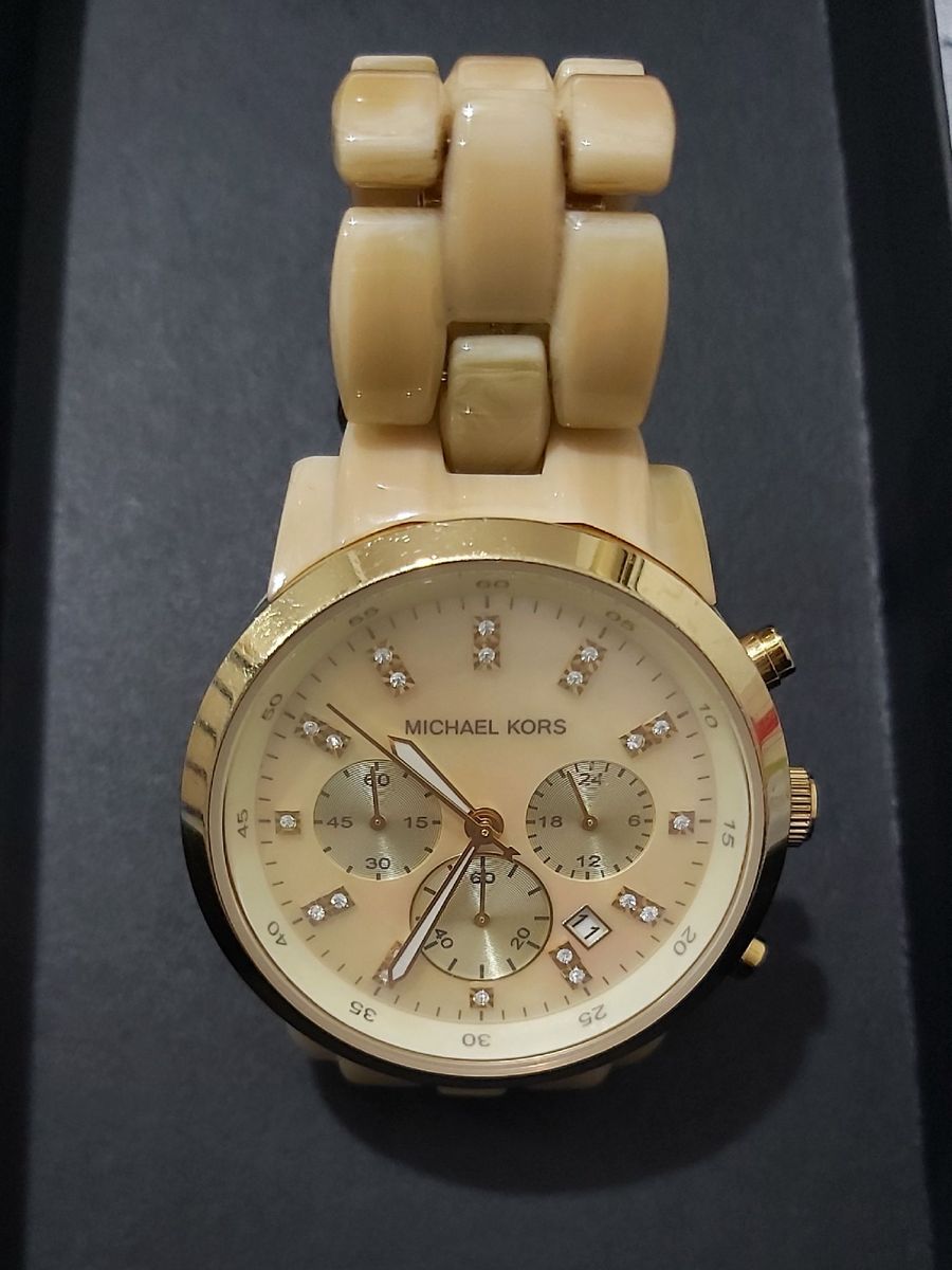 Relógio Michael Kors Madre Pérola Modelo Mk5217 | Relógio Feminino ...