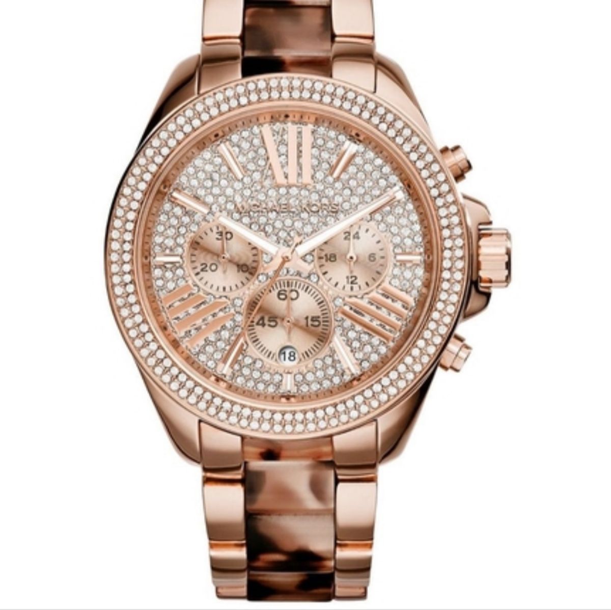 Relógio Michael Kors Original Tartaruga e Dourado | Relógio Feminino ...