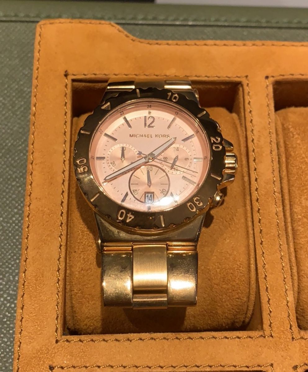 Relógio Michel Kors, Modelo Mk 5314, Cor Rosè, em Excelente Estado ...