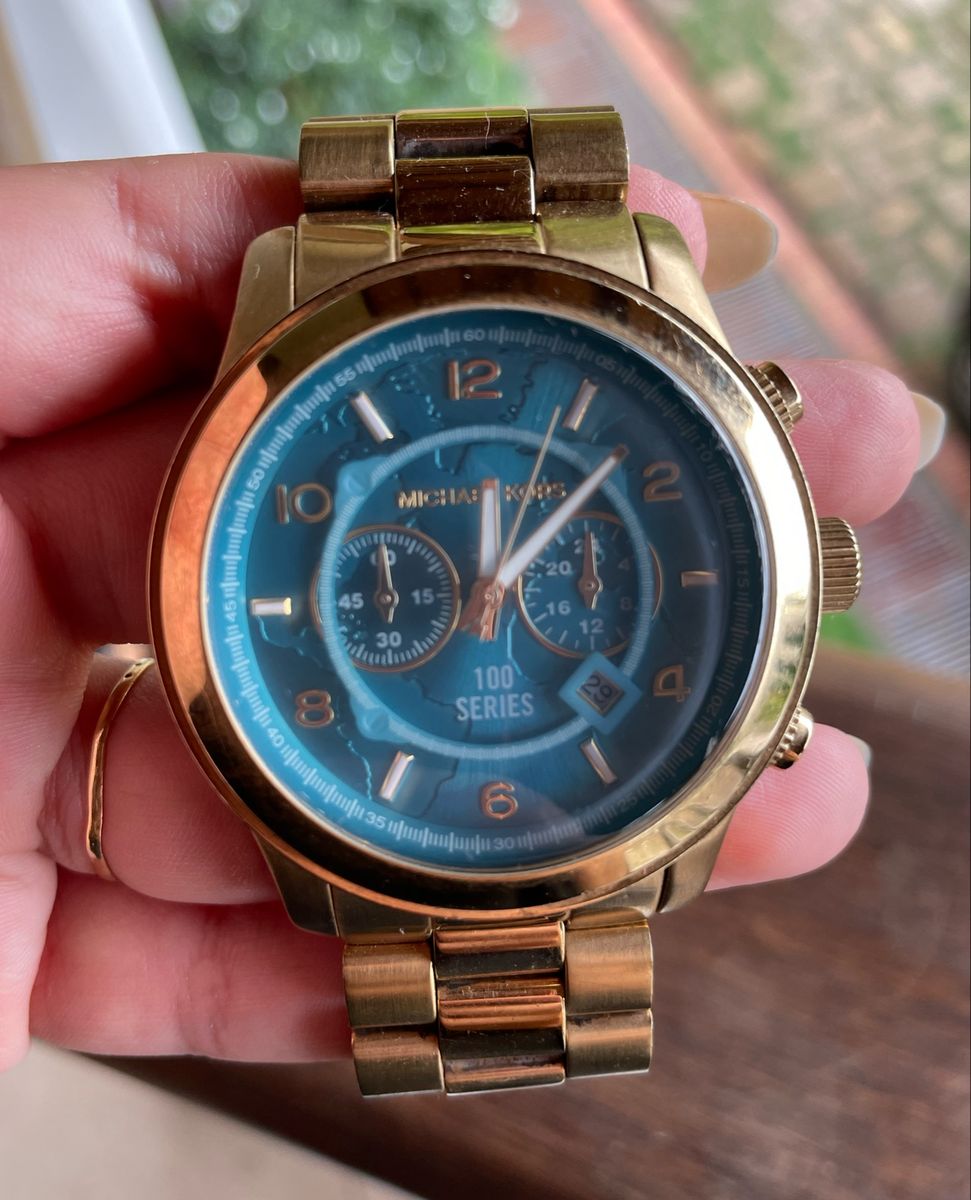 Relógio Mk Mapa | Relógio Feminino Michael Kors Usado 79385150 | enjoei