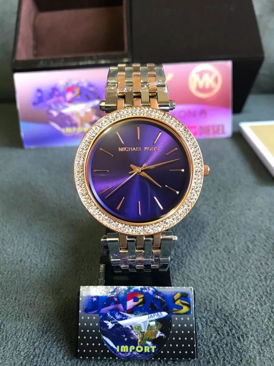 Relogio Mk Michael Kors Mk3353 Misto Original Completo C/ Caixa Hb3796 ...