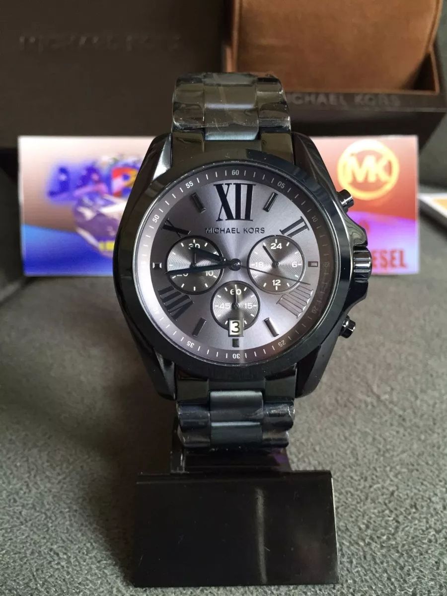 Relogio Mk Michael Kors Mk6248 Blue Original Completo C/ Caixa Fg3850 ...