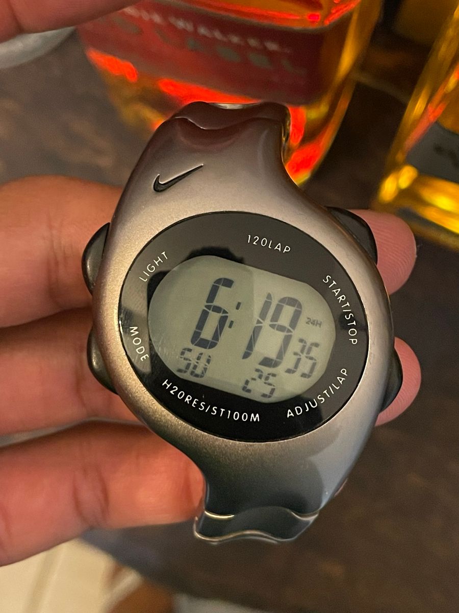 Relógio Nike Triax Linear 120lap | Produto Masculino Nike Usado ...