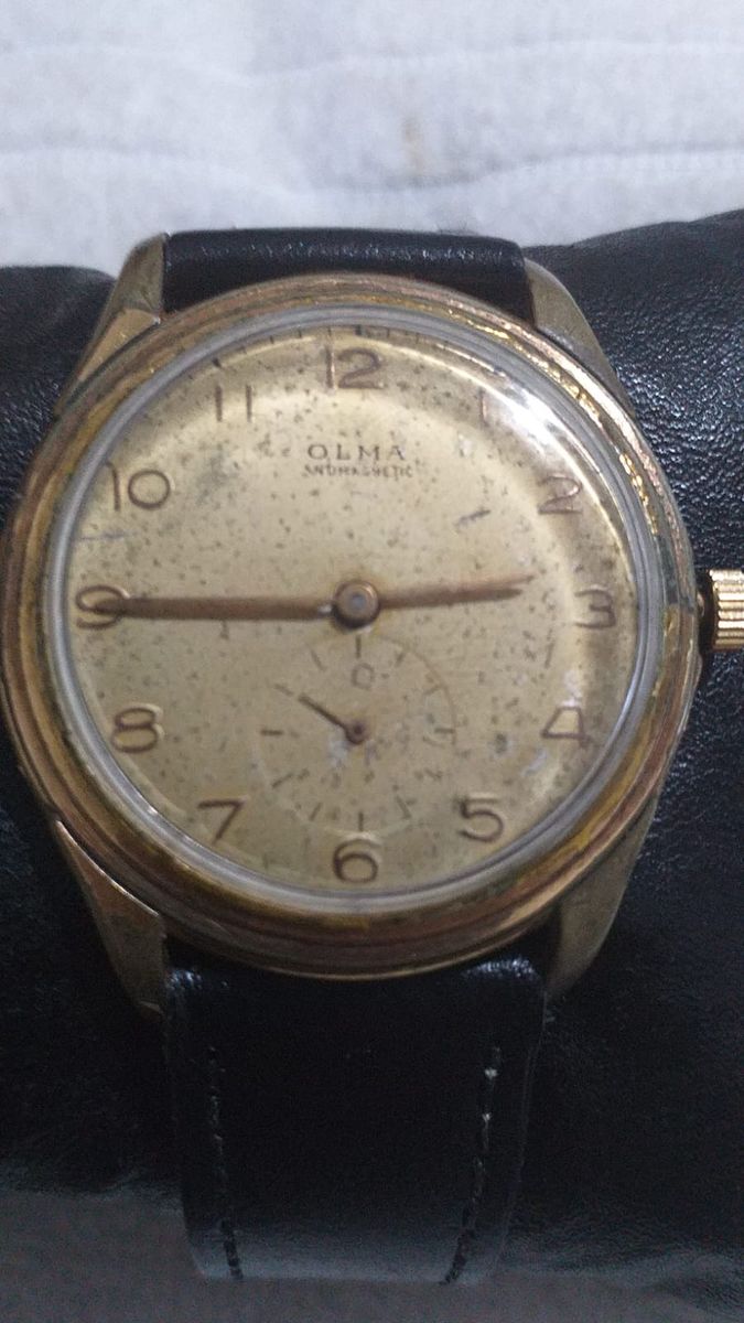 Relógio Olma À Corda - Masculino - 15 Rubis - Suíça (1960) | Relógio ...