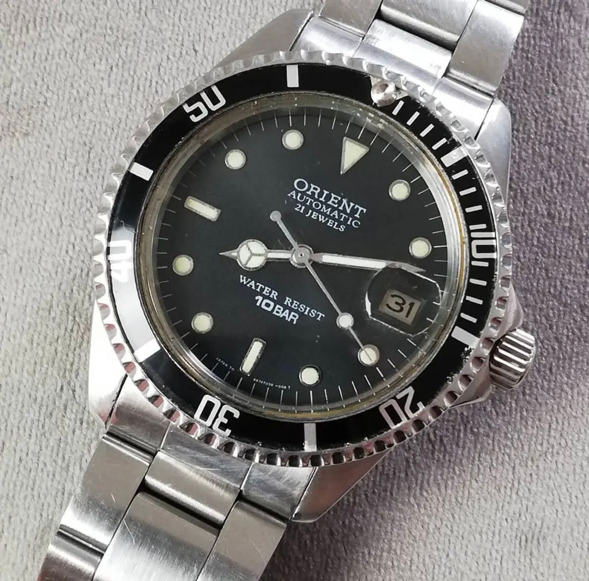 Relógio Orient Submarino Automatic | Relógio Masculino Orient Usado ...