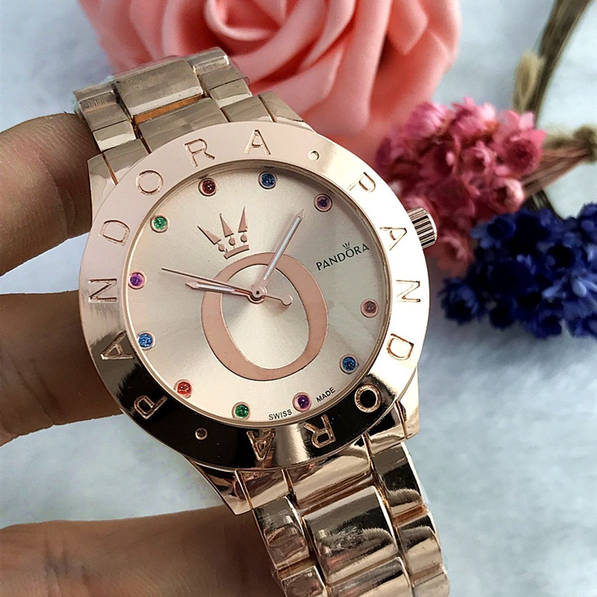 Relógio Pandora Ouro Rosé | Relógio Feminino Pandora Usado 74232918 ...