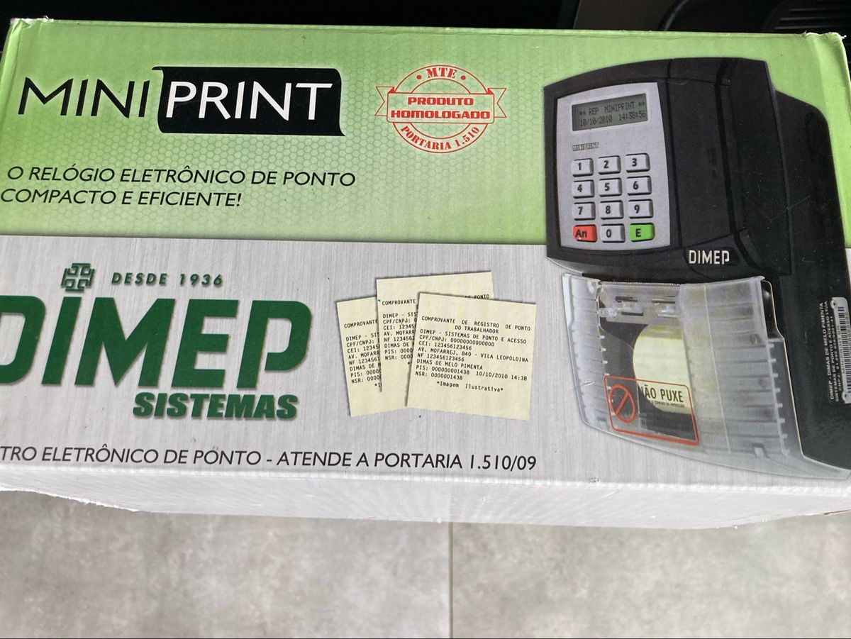 Relógio Ponto Digital Dimep | Item Info & Eletro Dimep Usado 74193258 ... Relógio Ponto Digital Dimep | Item Info & Eletro Dimep Usado 74193258 ...