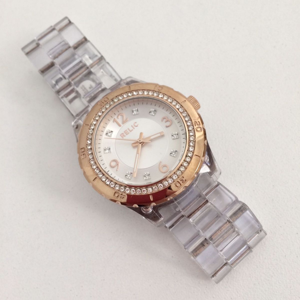 Relógio Relic Rose Gold | Relógio Feminino Fossil Usado 29376528 | enjoei