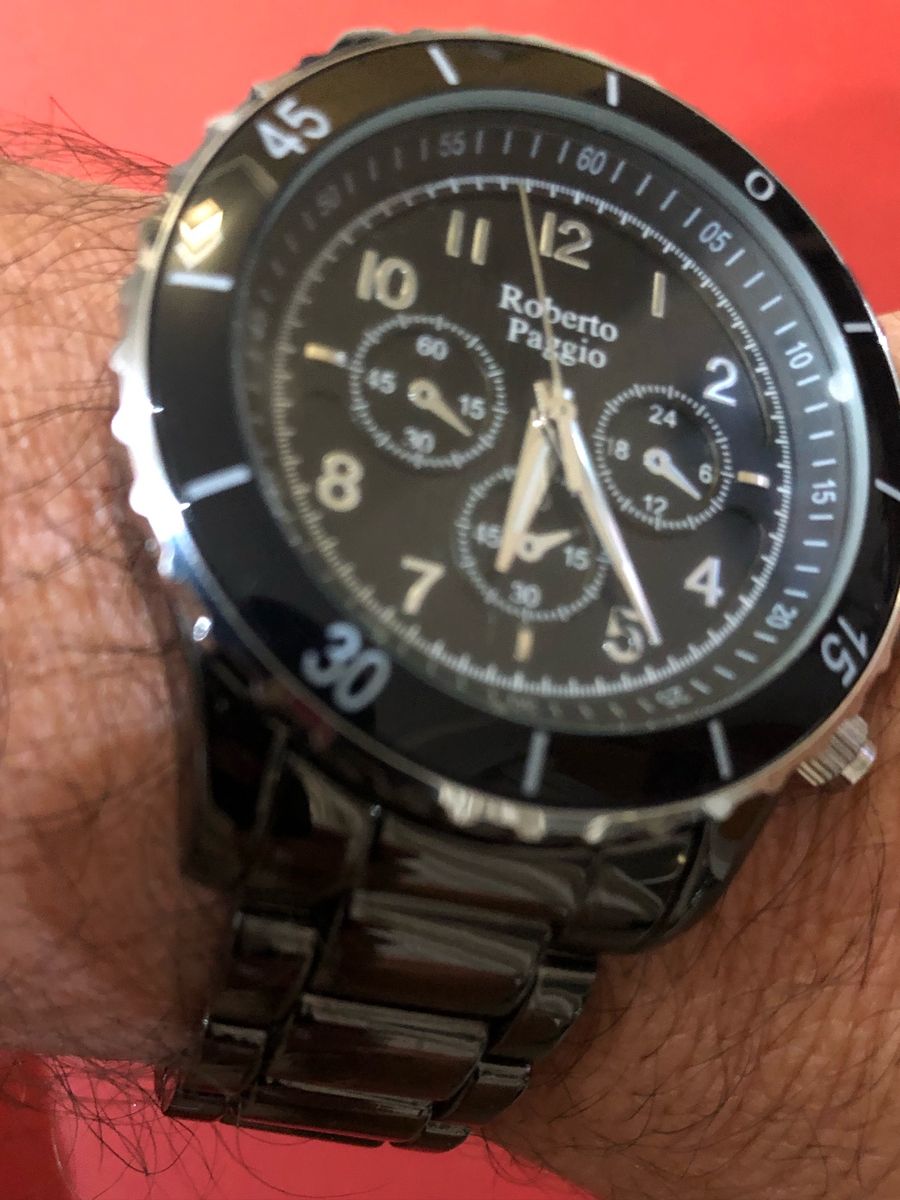 Relógio Roberto Paggio | Relógio Masculino Roberto Paggio Nunca Usado ...