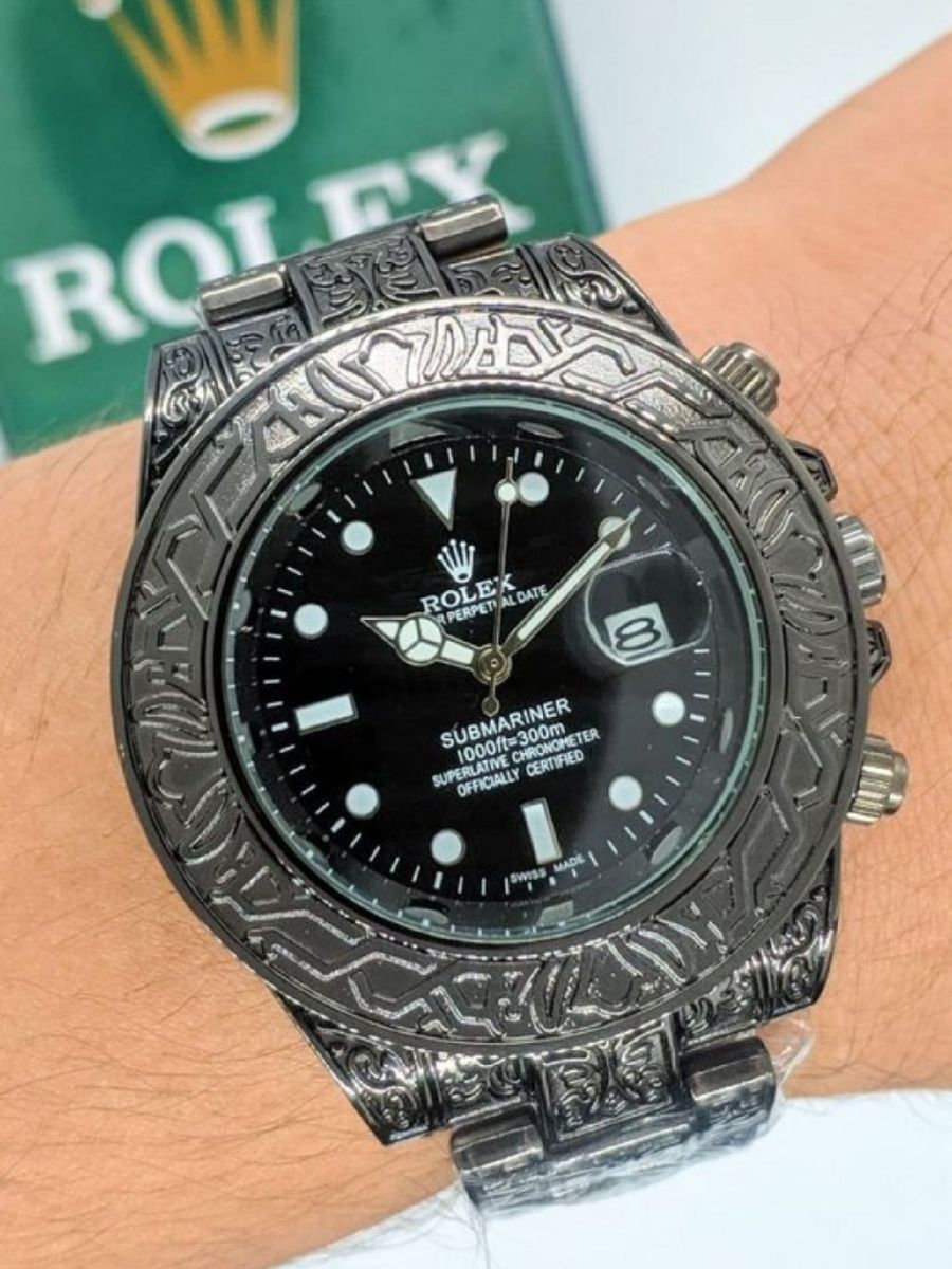 Relógio Rolex Caveira (skull) Preto | Relógio Masculino Rolex Nunca ...