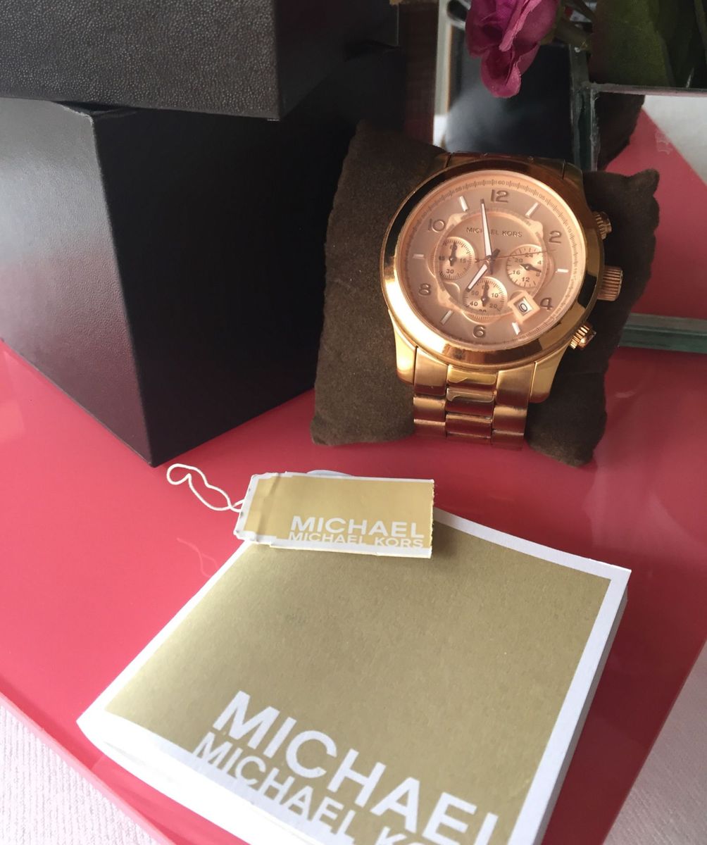 Relógio Rosé Mk | Relógio Feminino Michael Kors Usado 15004766 | enjoei