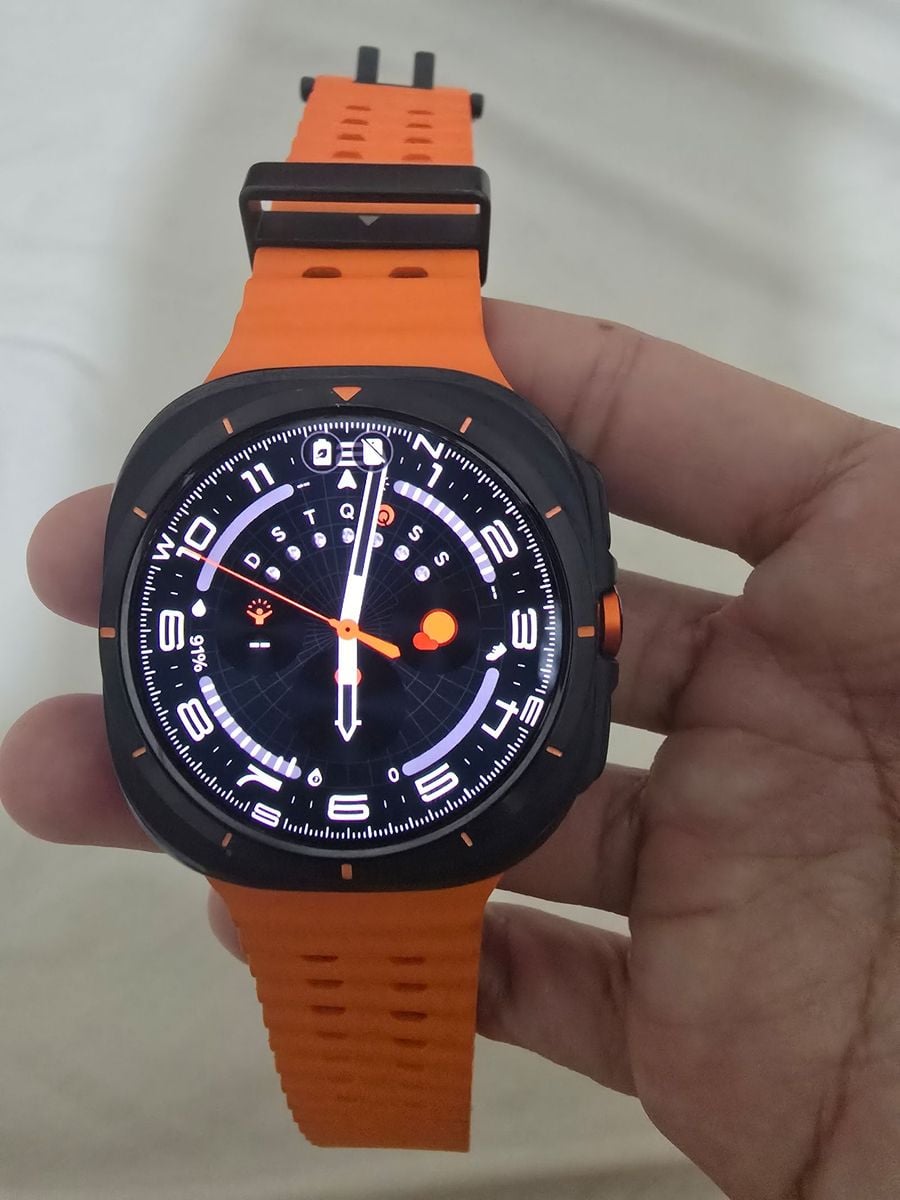 Relogio Samsung Galaxy Watch Ultra Laranja | Celular Samsung Usado ...