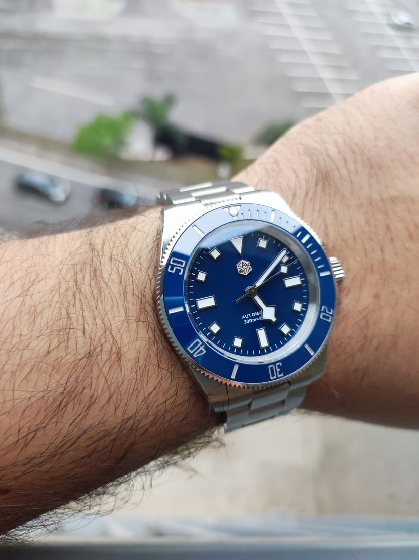 Relógio San Martin - Automático - Nh35 - Sn0111-g-b | Relógio Masculino ...